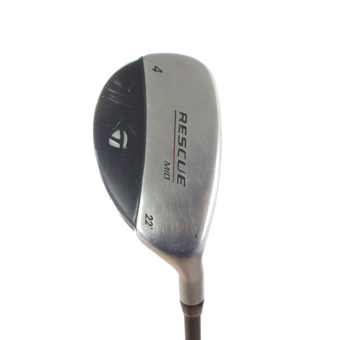TaylorMade Rescue Mid 4 Hybrid 22 Degrees Graphite Regular Flex 37859A ...