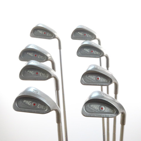 Ping EYE2 Iron Set 4-W,S Red Dot ZZ Lite Steel Shaft Stiff Flex 38073G - Mr Topes Golf