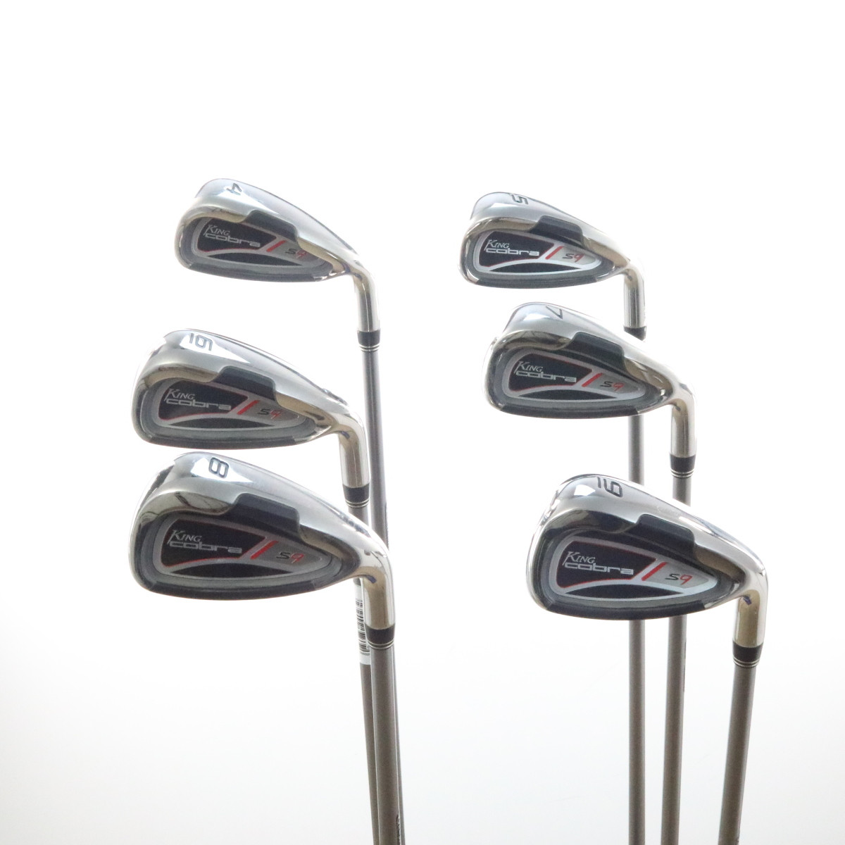 King Cobra S9 Iron Set Graphite Design YS Shaft Regular Flex 38272G ...