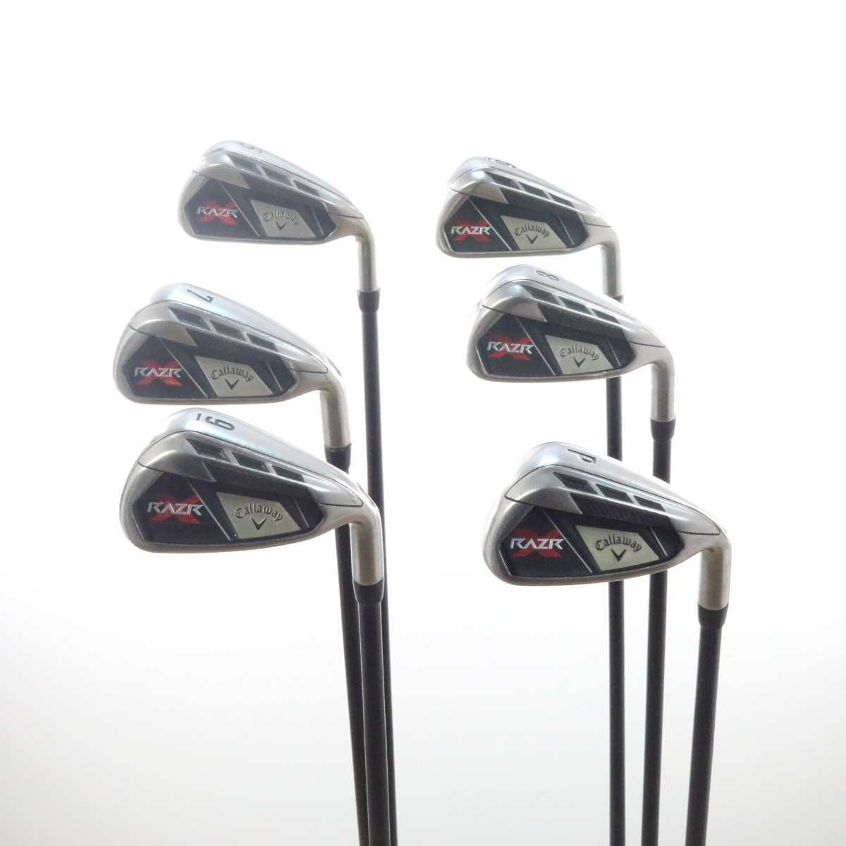 Callaway RAZR X 5-P Iron Set Graphite Shaft Regular Flex 38896G - Mr ...