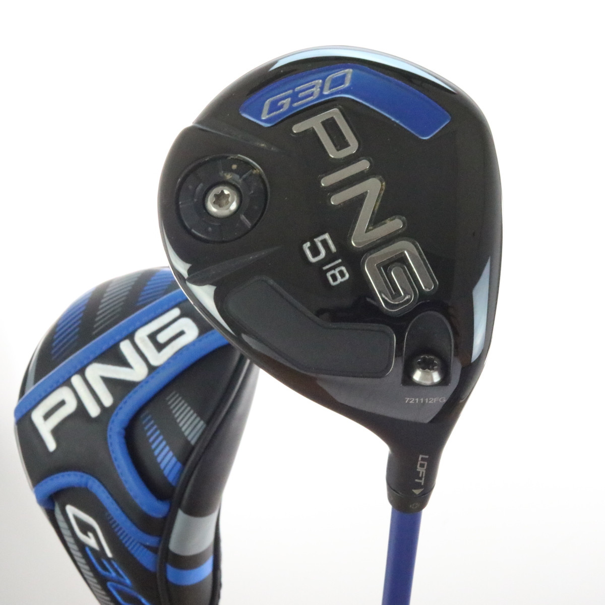 PING G30 5 Wood 18 Degrees TFC 419 Graphite Shaft Stiff Flex 39471G ...