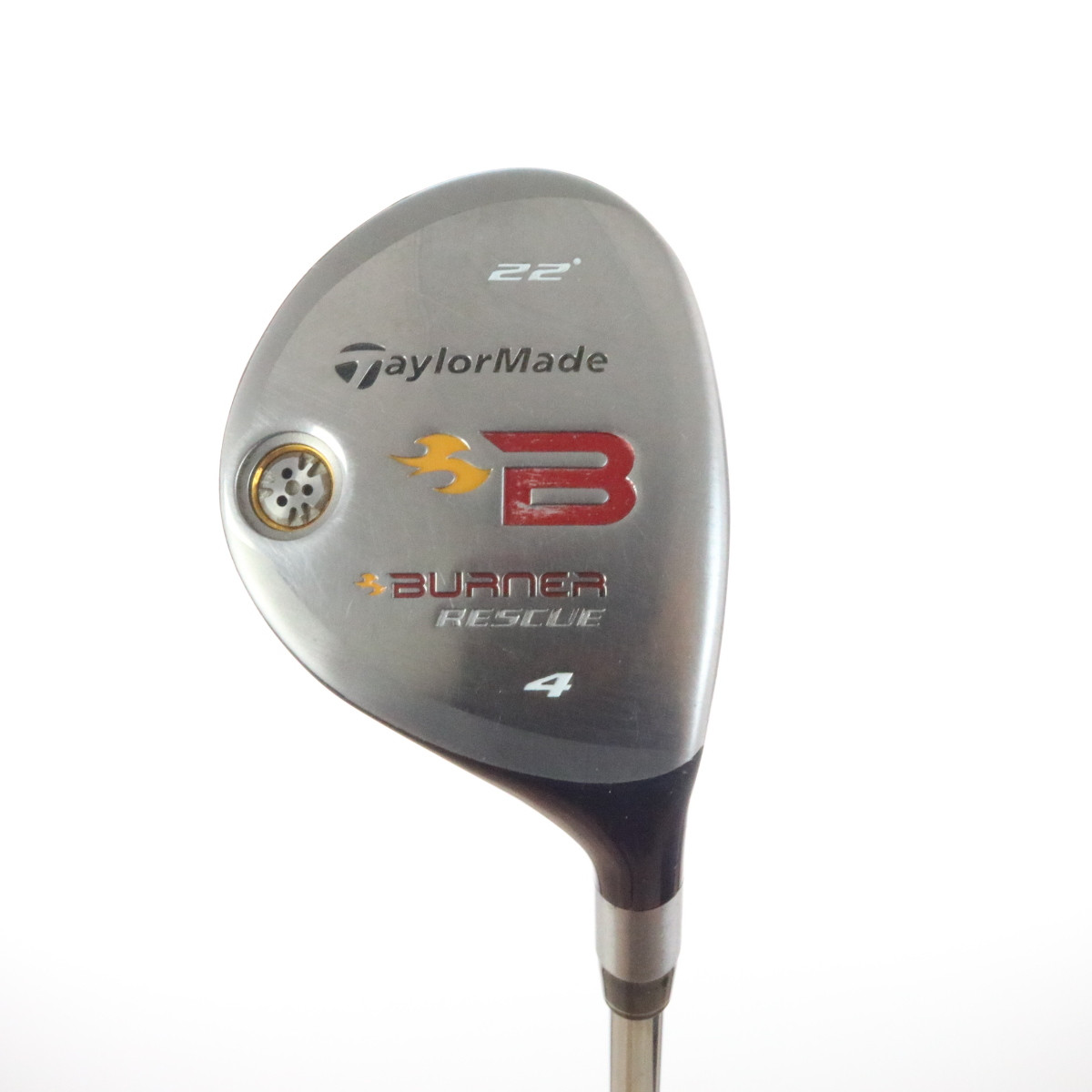 TaylorMade Burner Rescue 4 Hybrid 22 Degrees Steel Shaft Regular Flex ...