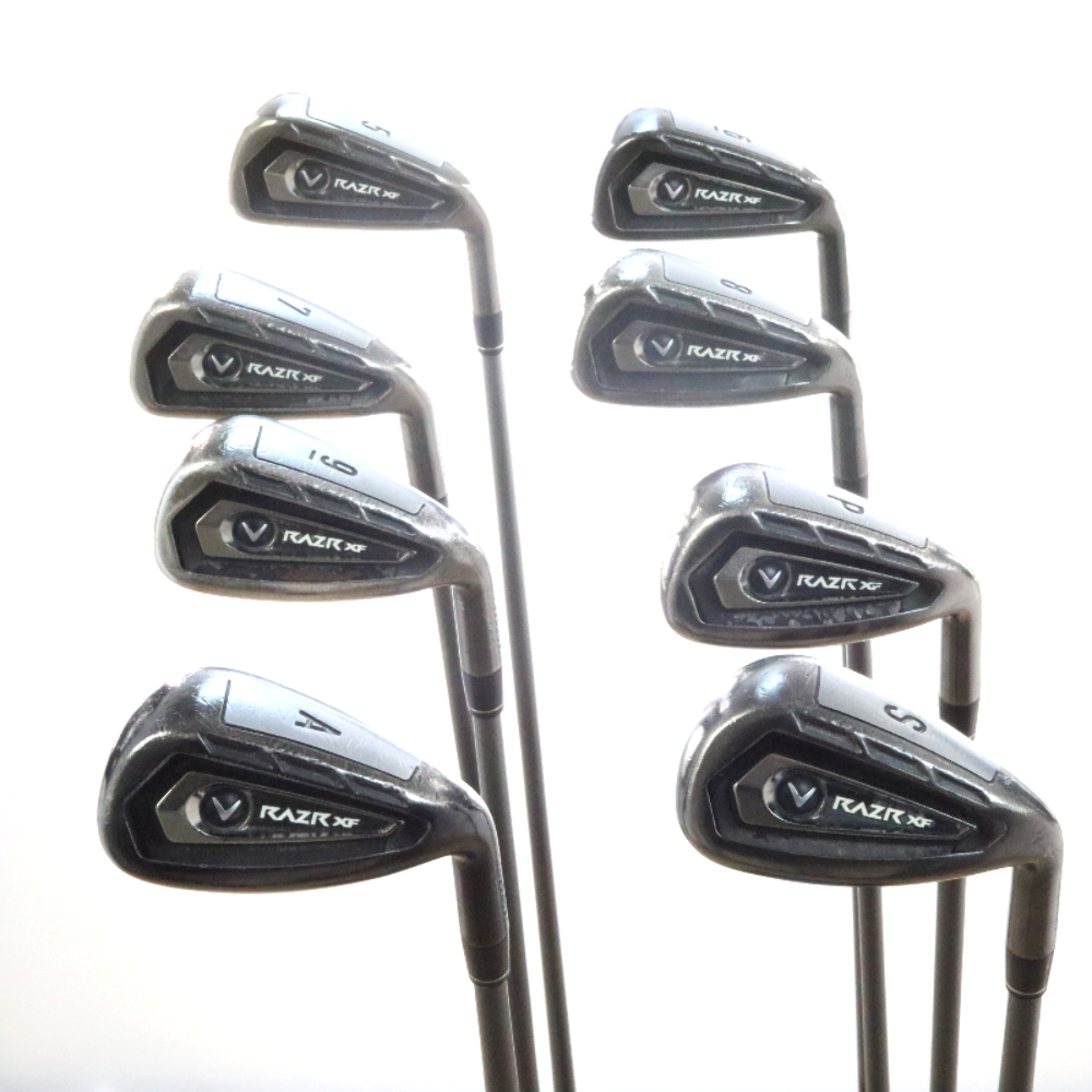 Callaway RAZR XF Iron Set 5-P,A,S Graphite Shaft Regular Flex 39827A ...
