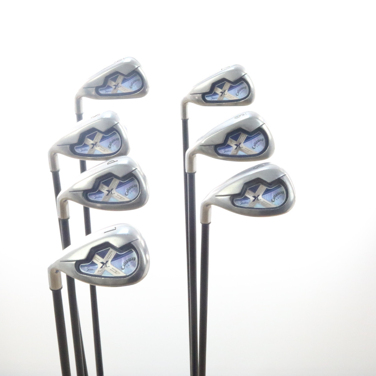 Callaway X-18 Iron Set 6-P,S,L Graphite Shaft Ladies Flex Left-Handed ...