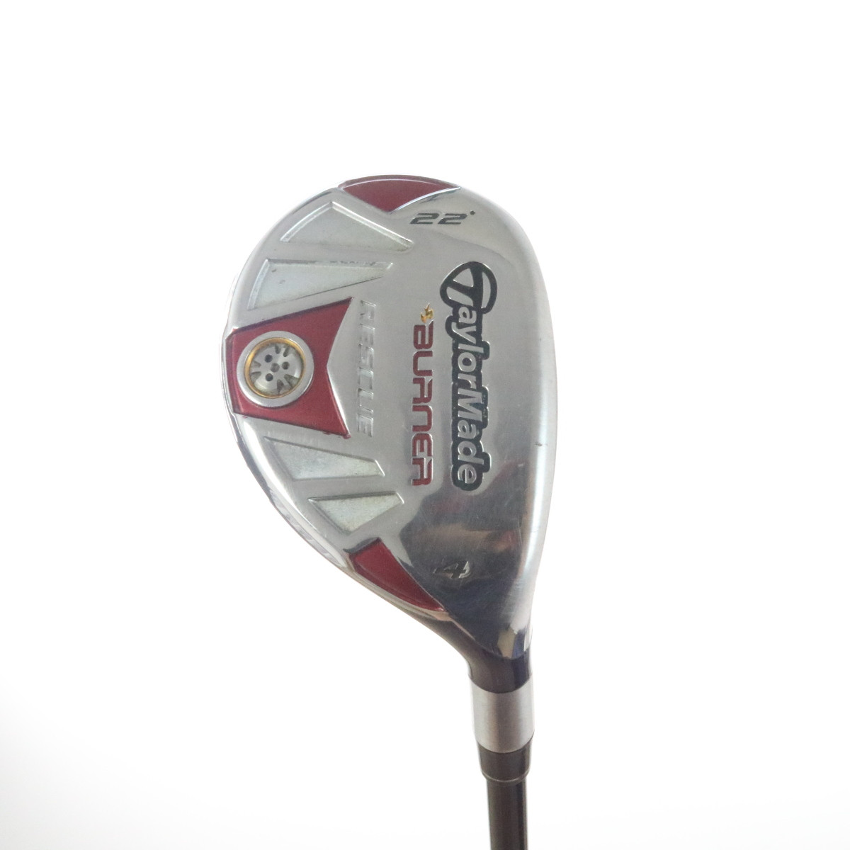 TaylorMade Burner Rescue 4 Hybrid 22 deg REAX 65 Stiff Flex 40923G - Mr ...