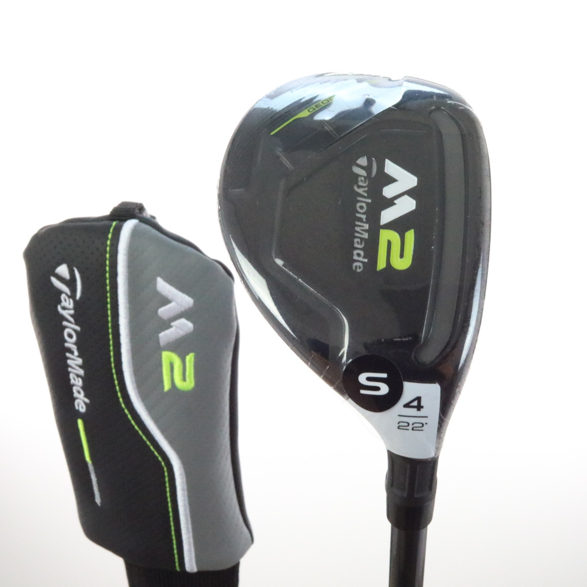 2017 TaylorMade M2 4 Rescue 22 Degree REAX 75 Stiff Flex Headcover ...