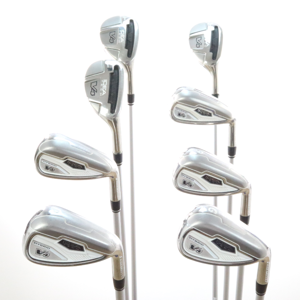 Adams Idea Tech V4 Hybrid Iron Set 4 Pg Graphite Ladies Flex 41462a Mr Topes Golf
