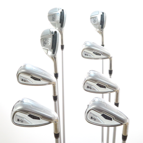 Adams IDEA Tech V4 Hybrid Iron Set 4-P,G Graphite Ladies Flex 41462A ...