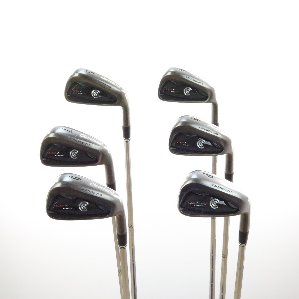 Cleveland CG7 Black Pearl Tour 5-P Iron Set True Temper Stiff Flex ...