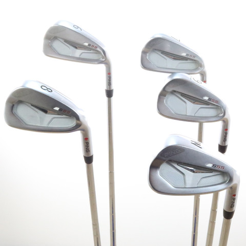 Ping S55 Iron Set 6-W Red Dot CFS Steel Shaft Stiff Flex 41892G - Mr Topes Golf