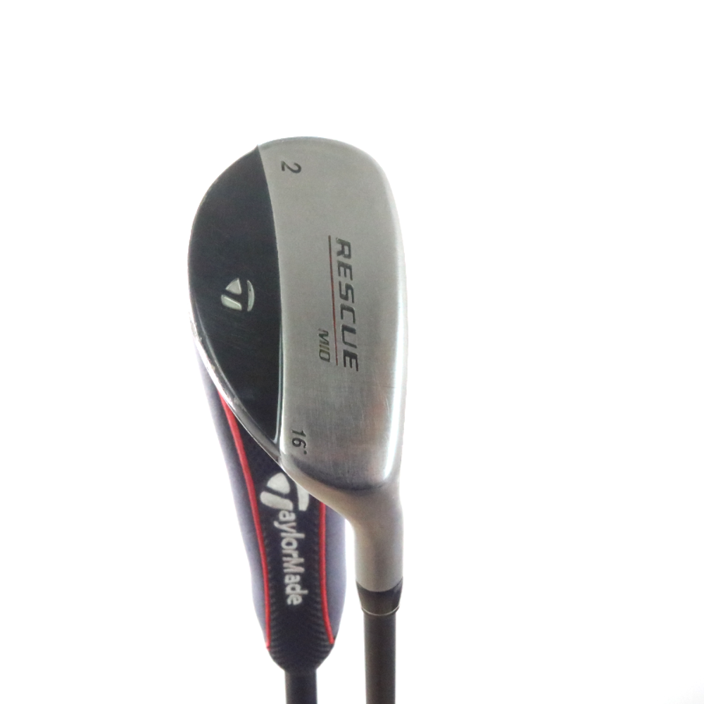 TaylorMade Rescue Mid 2 Hybrid 16 Deg Graphite M Senior Flex Headcover ...
