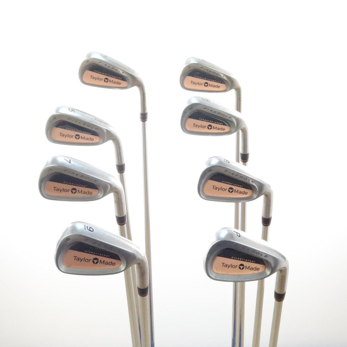 TaylorMade FireSole Iron Set 3-P Steel Shaft S-90 Stiff Flex 42609G ...