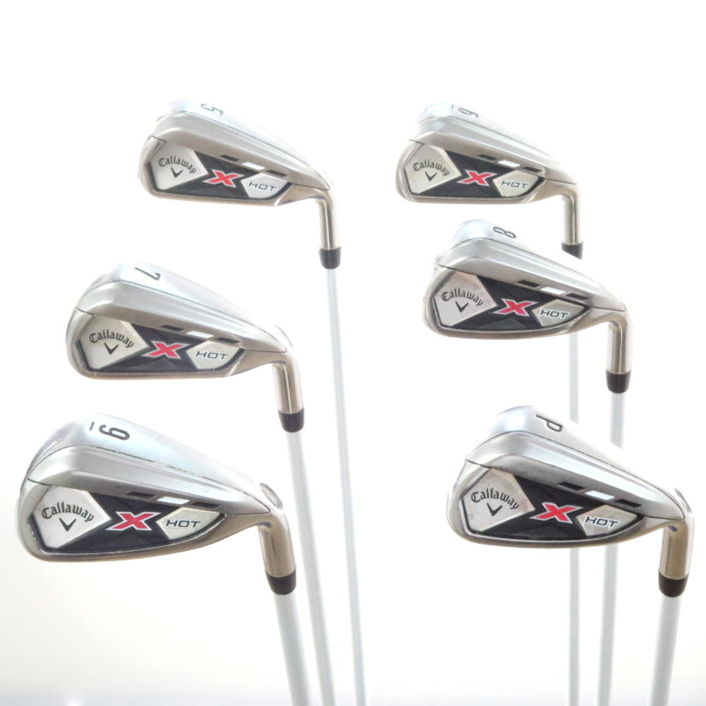 Callaway X Hot Iron Set 5-P Graphite Shaft Regular Flex Right-Handed ...