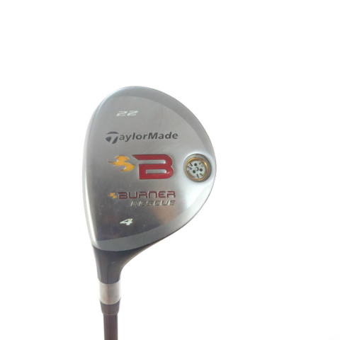 TaylorMade Burner Rescue 4 Hybrid 22 Deg REAX 60 Regular Flex LH 43225A ...