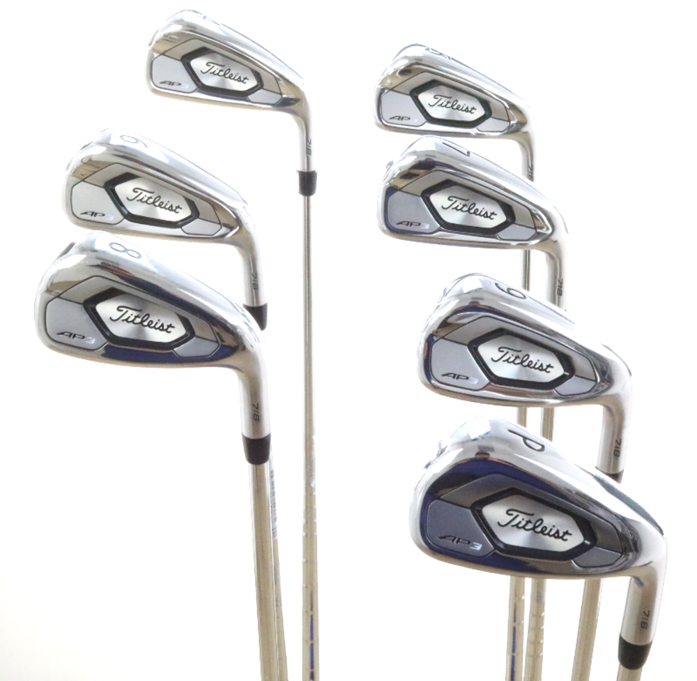 2018 Titleist AP3 718 Iron Set 4-P True Temper AMT Black S300 Stiff Flex 44067A - Mr Topes Golf