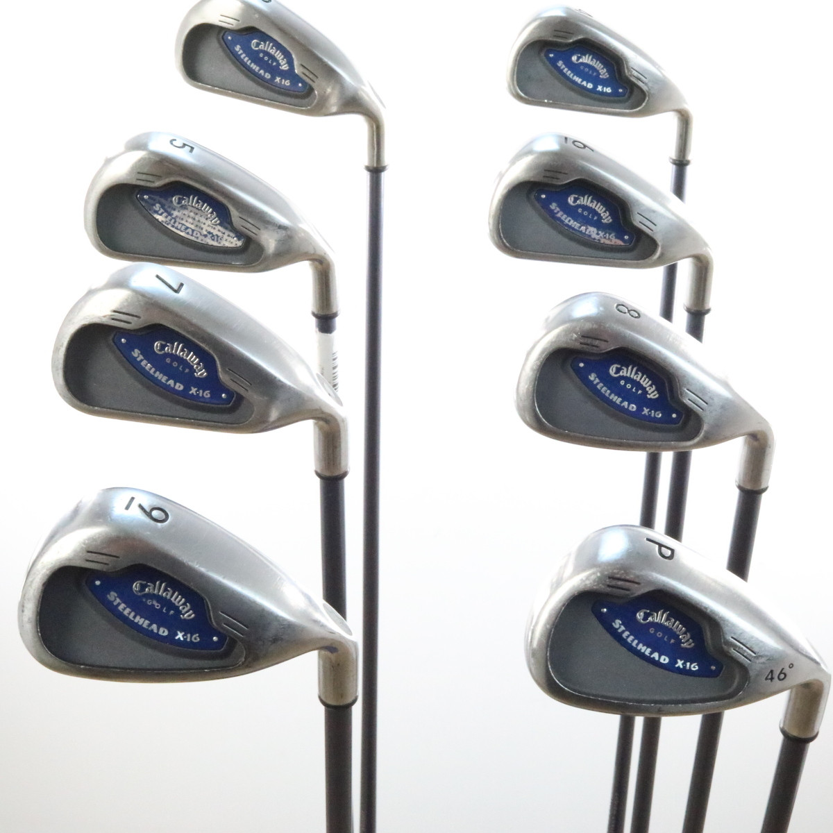 Callaway Steelhead X-16 Iron Set 3-P Graphite Shaft Regular Flex 44194G ...