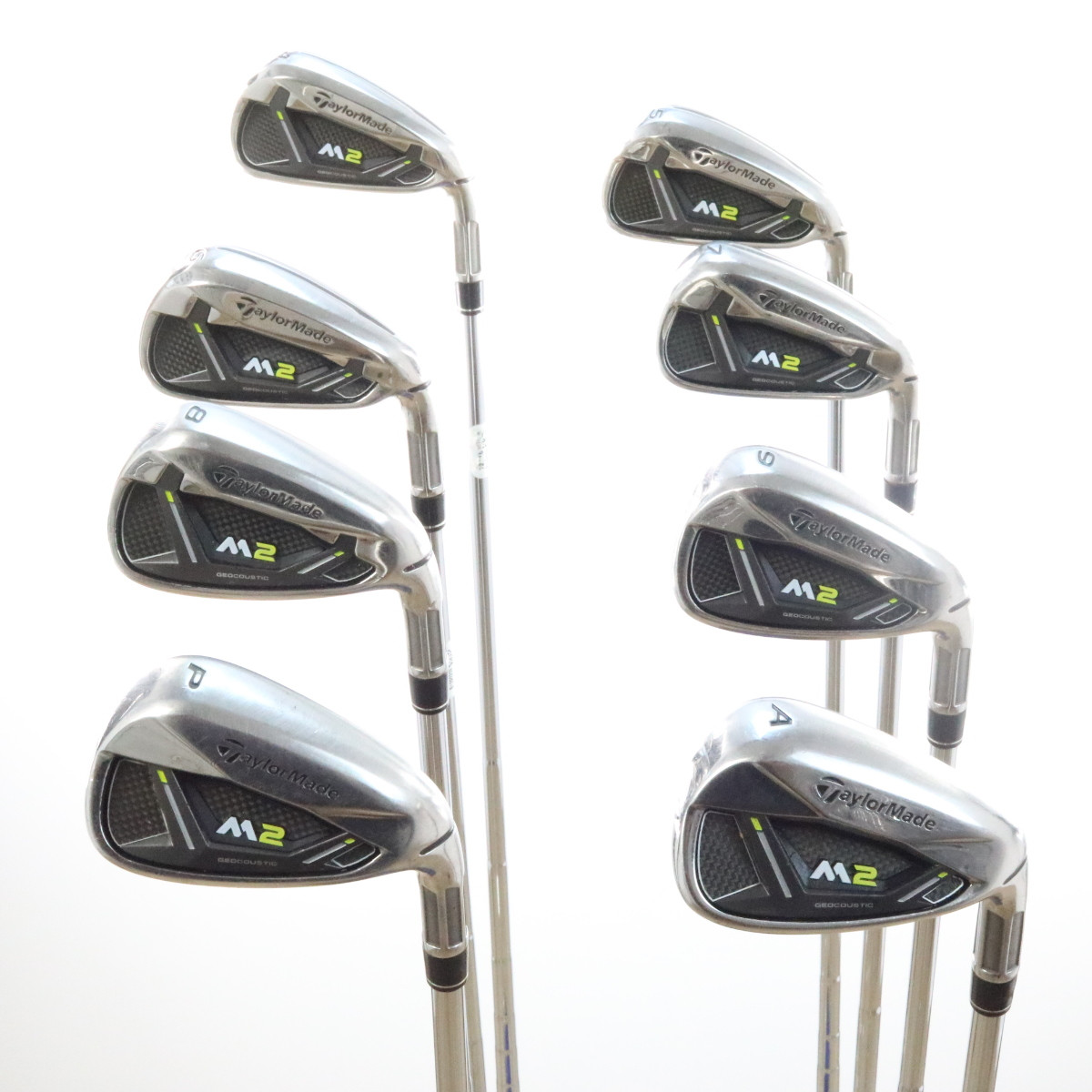 2017 TaylorMade M2 Iron Set 4-P,A Steel REAX 88 Stiff Flex Right-Handed ...