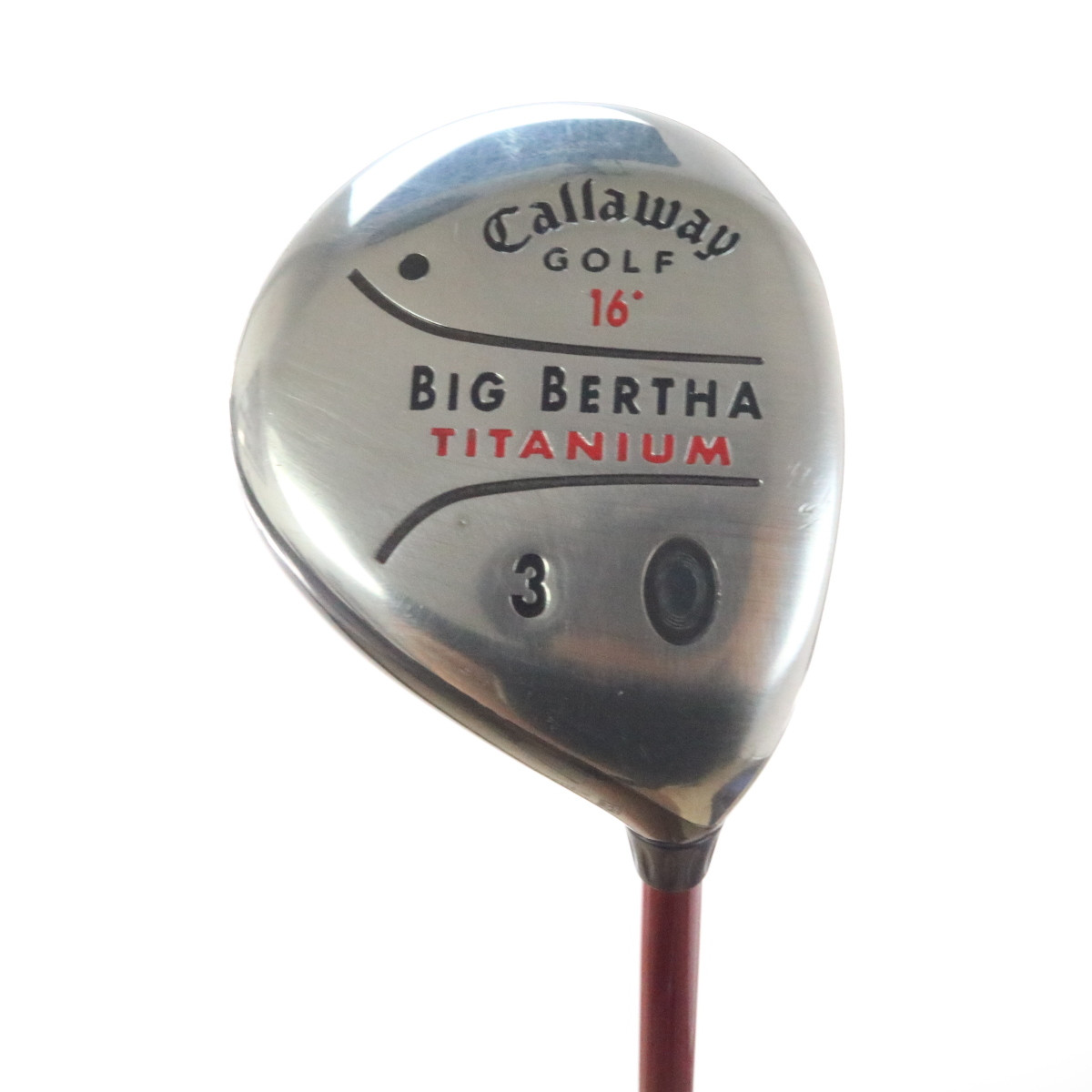 Callaway Big Bertha Titanium 3 Wood 16 Degrees RCH 75w Firm Stiff Flex ...