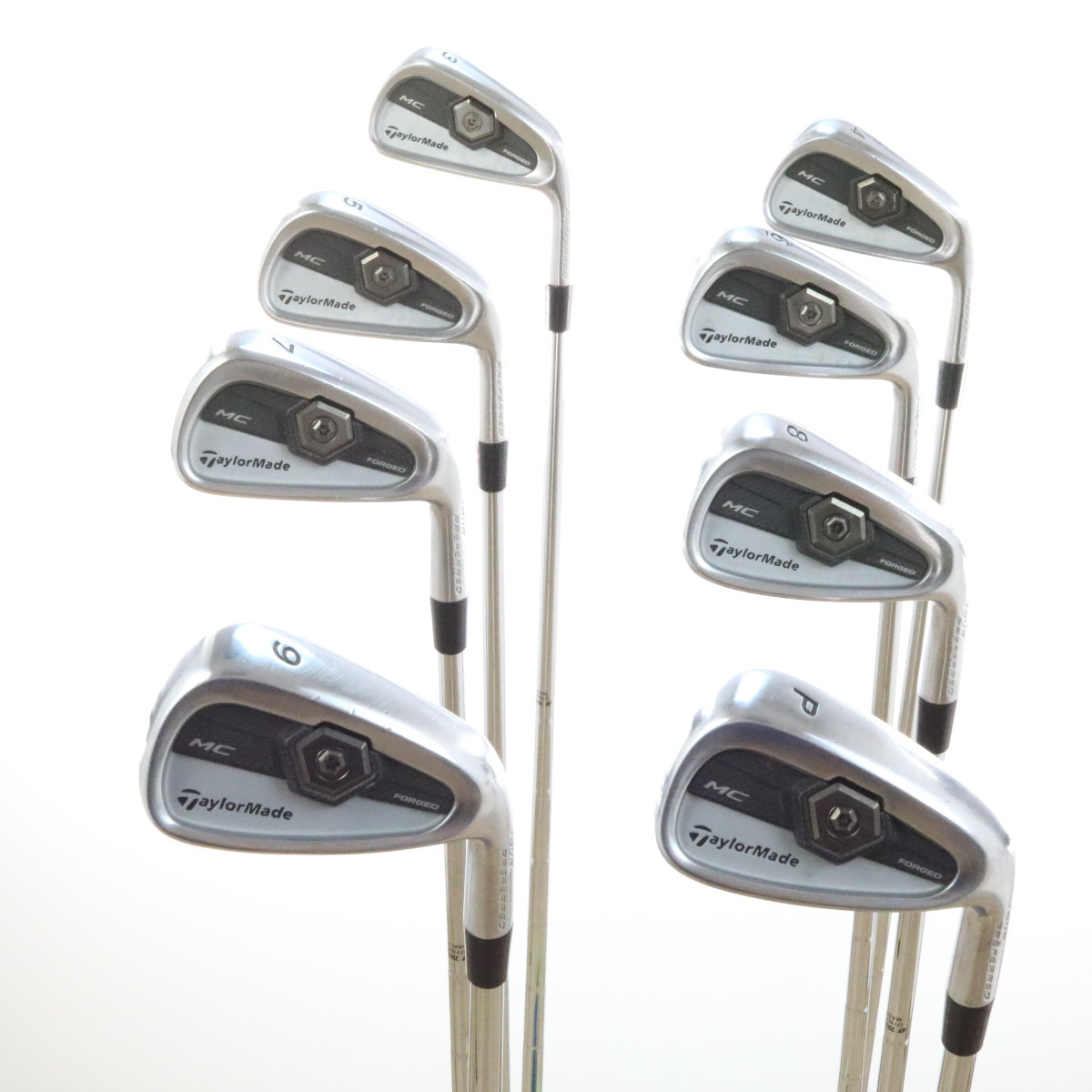 TaylorMade Tour Preferred MC Forged Iron Set 3-P True Temper X-Stiff ...