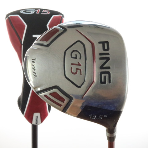 PING G15 Driver 13.5 Deg TFC 149D Graphite Ladies Flex Headcover 46773A ...