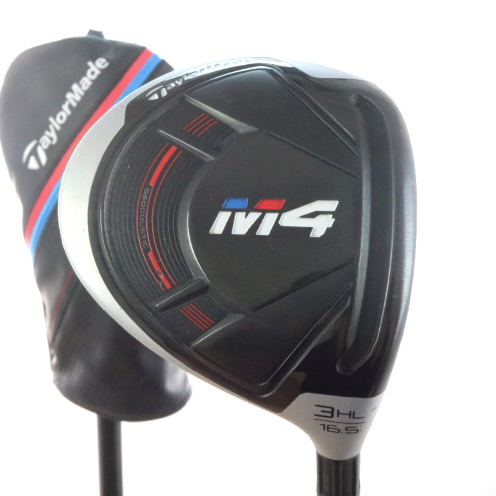 2018 TaylorMade M4 3 HL Fairway Wood 16.5 Deg ATMOS A Senior Headcover ...