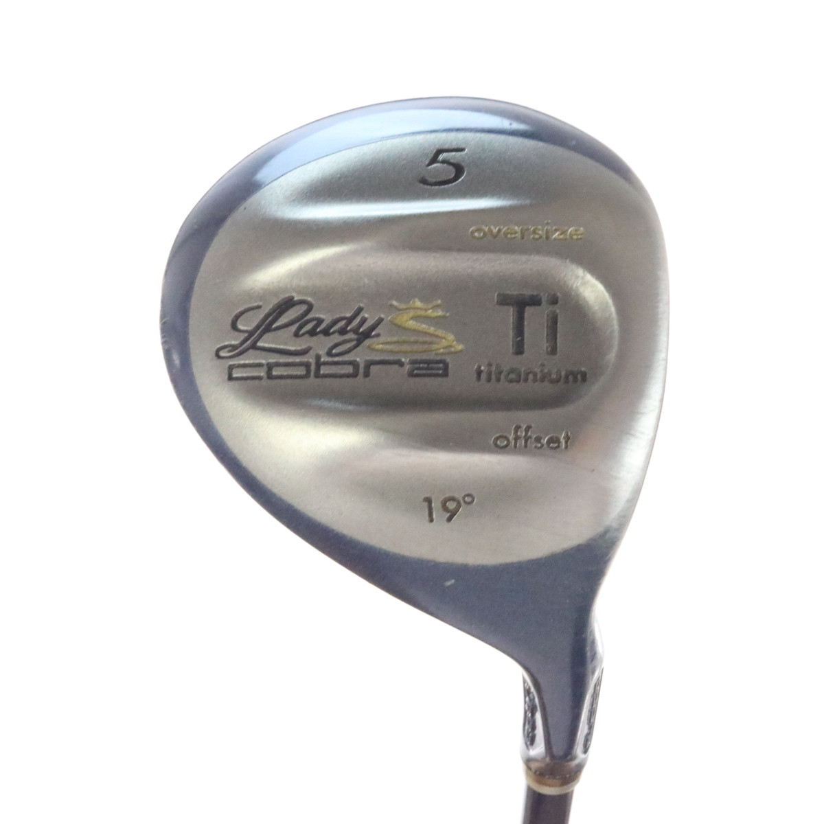 Lady Cobra Oversize Ti Offset 5 Wood 19 Degrees Graphite Ladies Flex ...