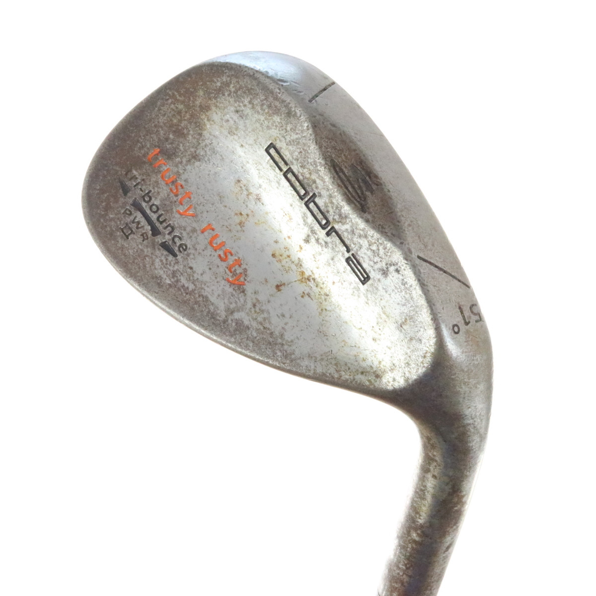 Cobra Trusty Rusty Wedge 51 Deg True Temper Dark Steel Stiff Flex ...