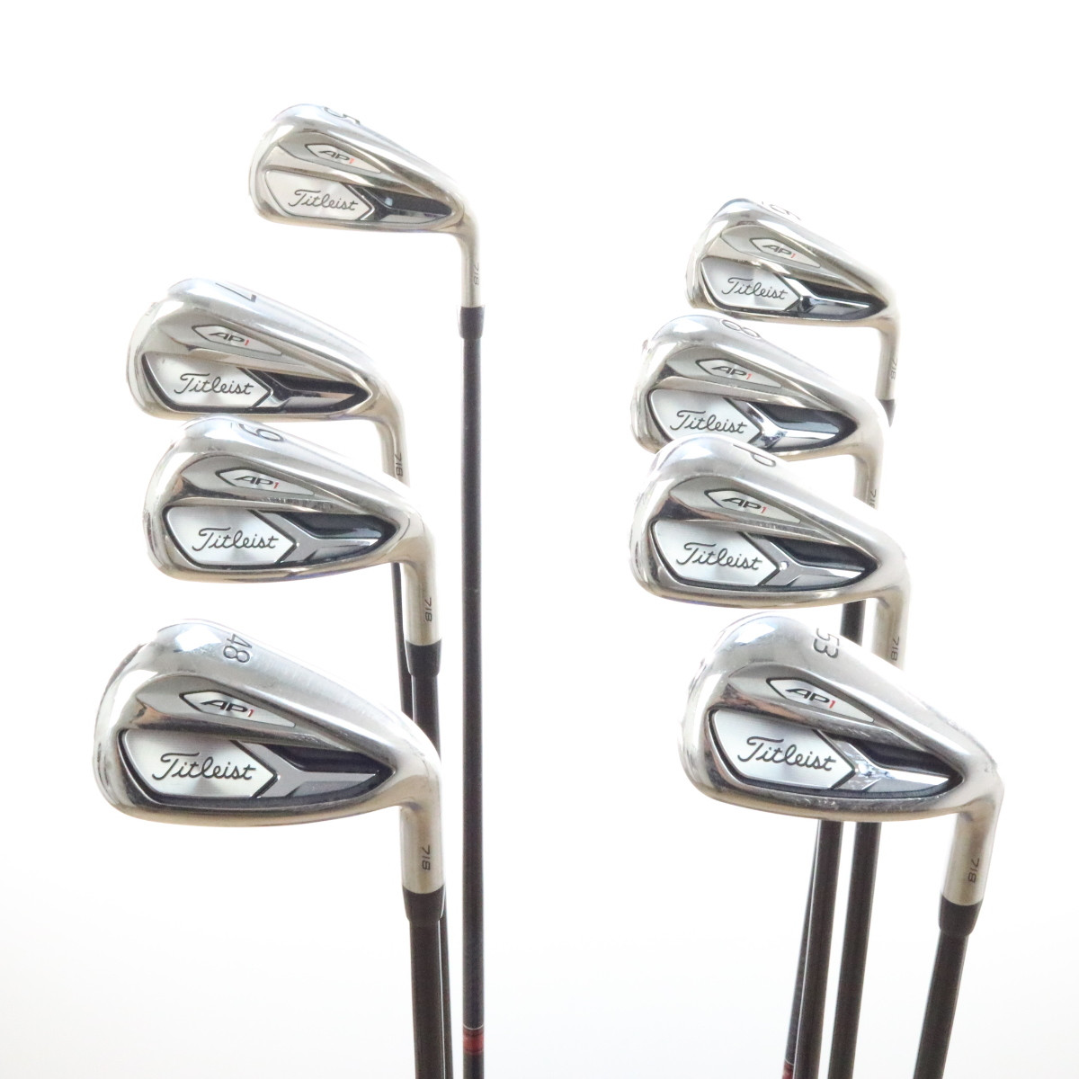 2018 Titleist AP1 718 Iron Set 5-P,W48,W53 Tensei Regular Flex 47776G ...