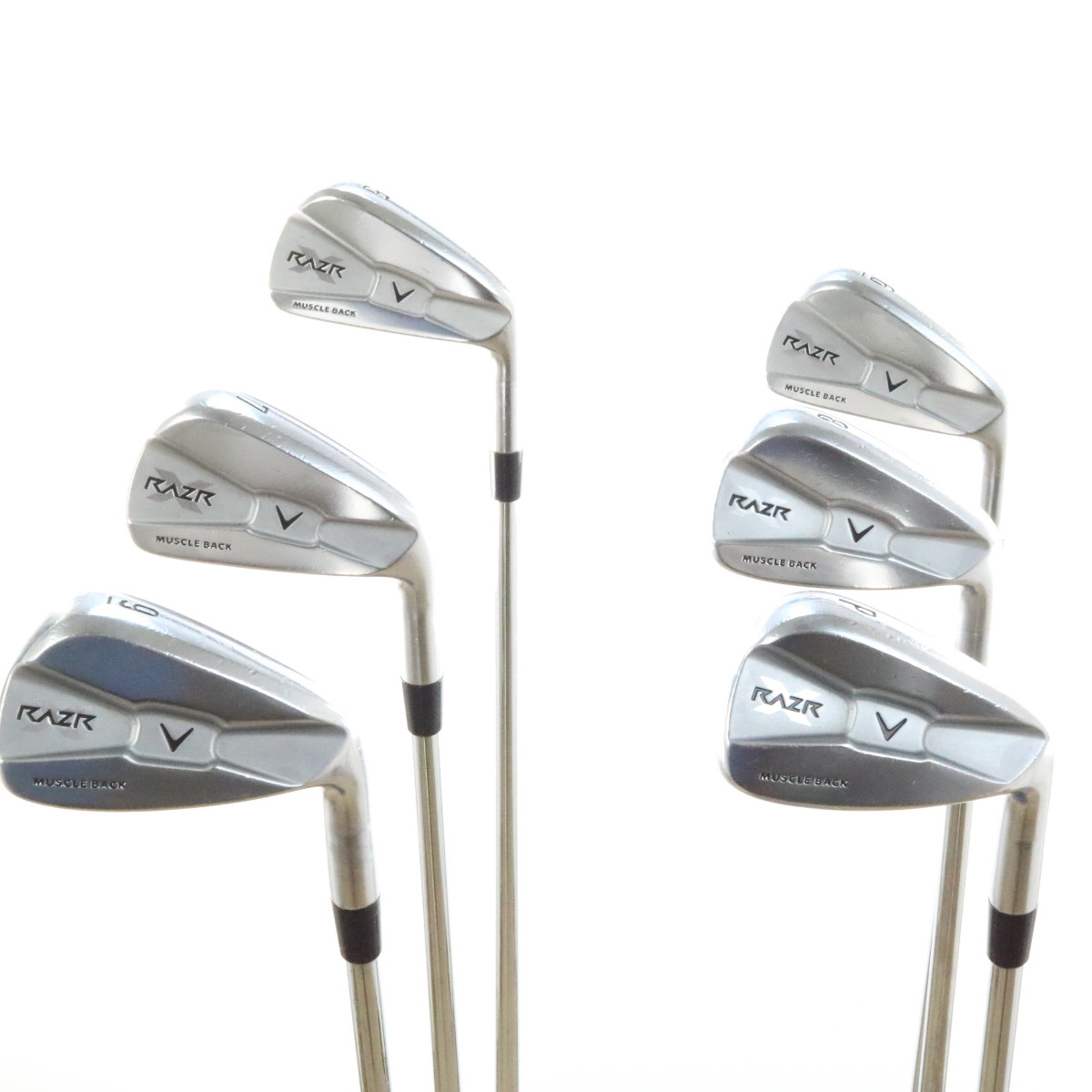 Callaway RAZR X Muscleback 5-P Iron Set Rifle Precision 6.0 Stiff Flex ...