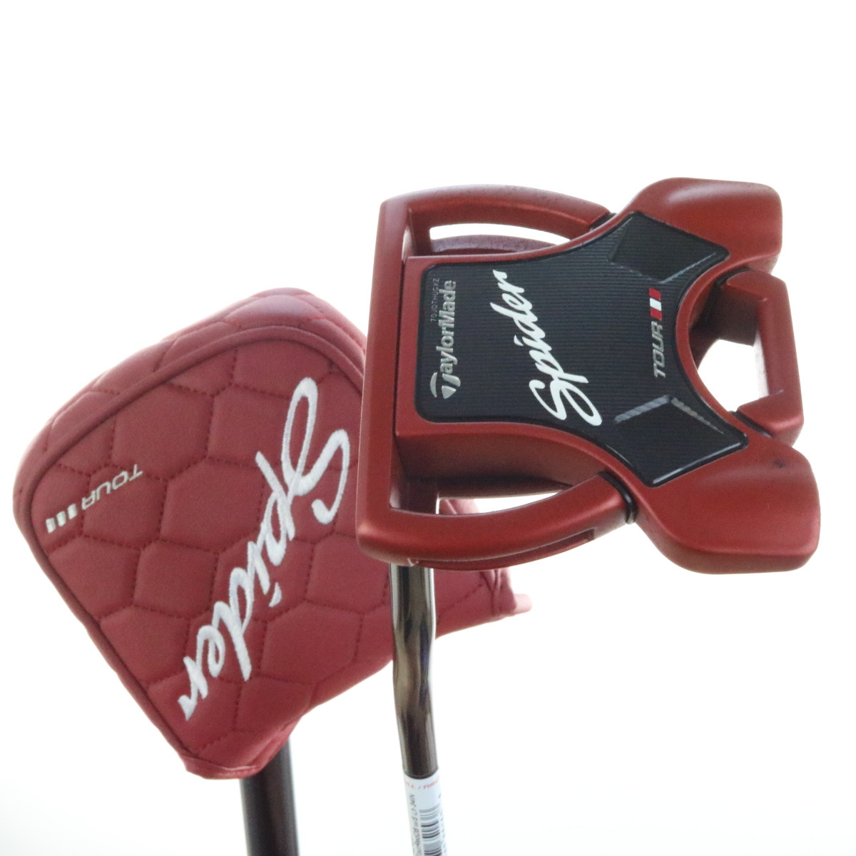 TaylorMade Spider Tour Red Double Bend Putter 34 Inches Headcover LH ...