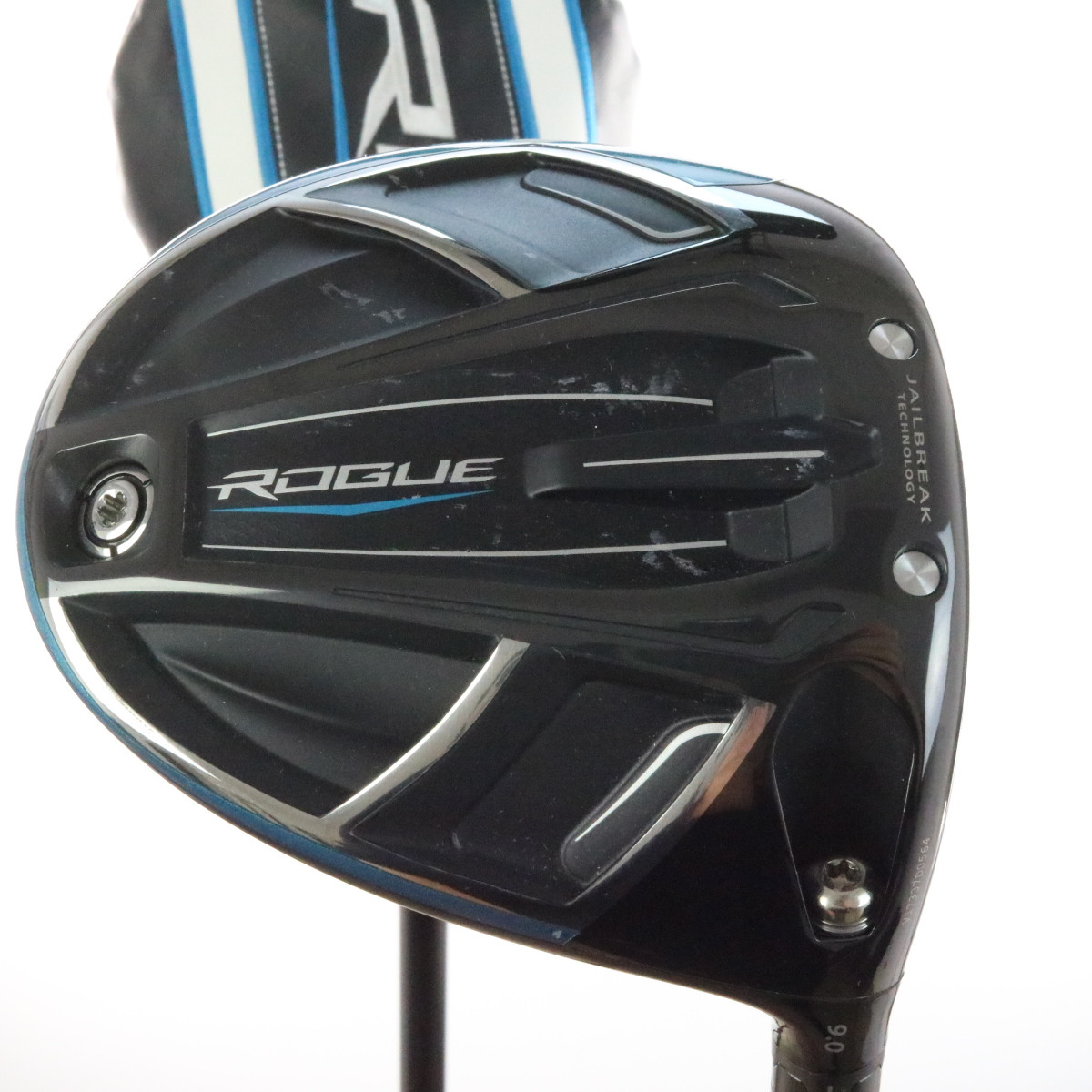 2018 Callaway Rogue Driver 9 Deg Even Flow 6.5 X-Stiff Flex Headcover ...