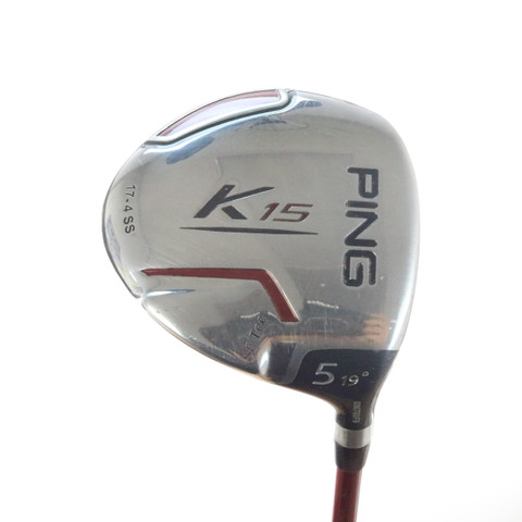 PING K15 5 Fairway Wood 19 Degrees TFC 149 Graphite Stiff Flex 49677A ...