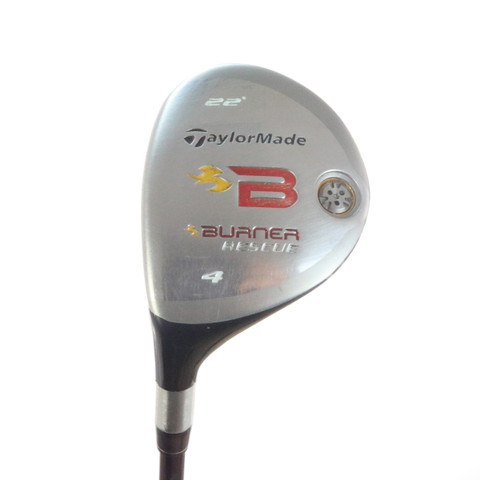TaylorMade Burner Rescue 4 Hybrid 22 Deg REAX 60 Regular Flex Left ...