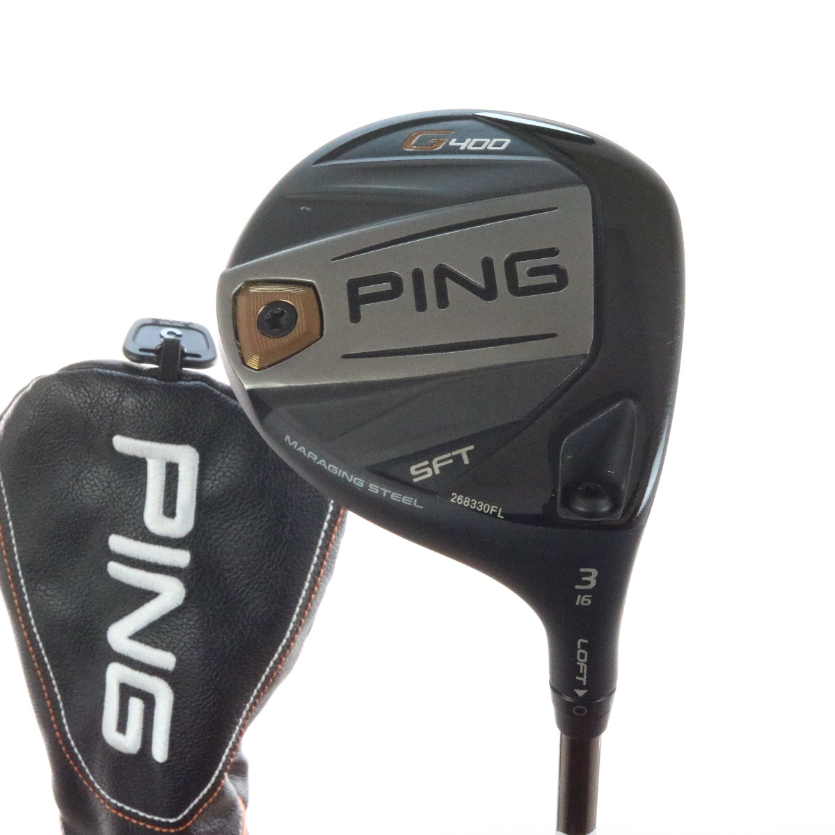 2018 PING G400 SFT 3 Wood 16 Deg ALTA CB 65 Regular Flex Headcover ...