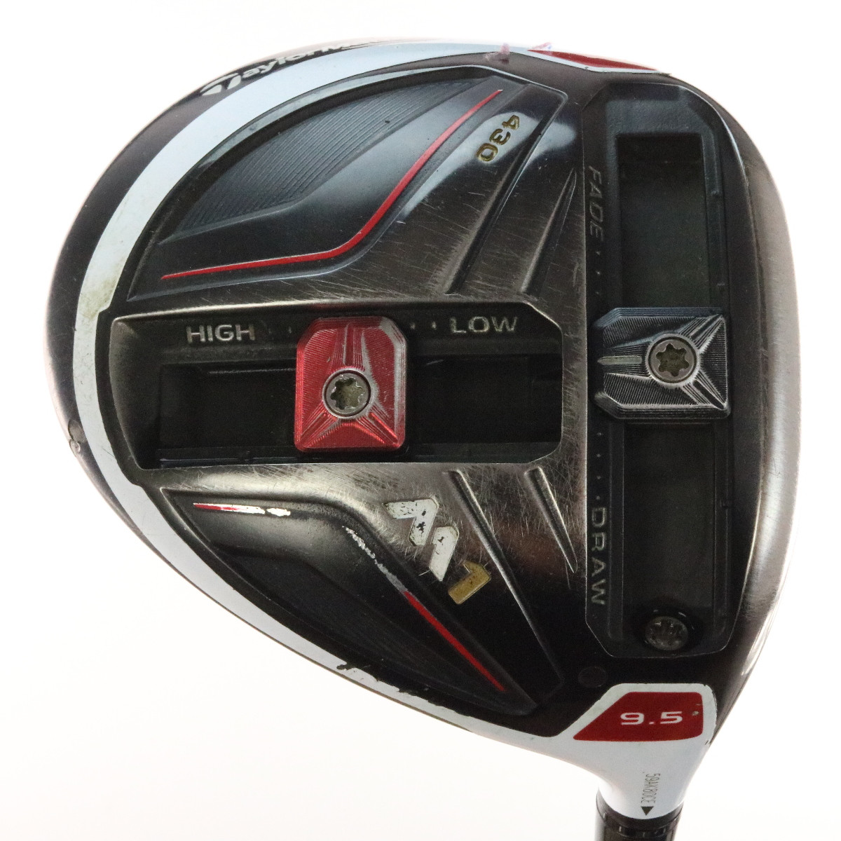TaylorMade M1 430 Driver 9.5 Degrees Ozik White Tie X4 Regular Flex ...