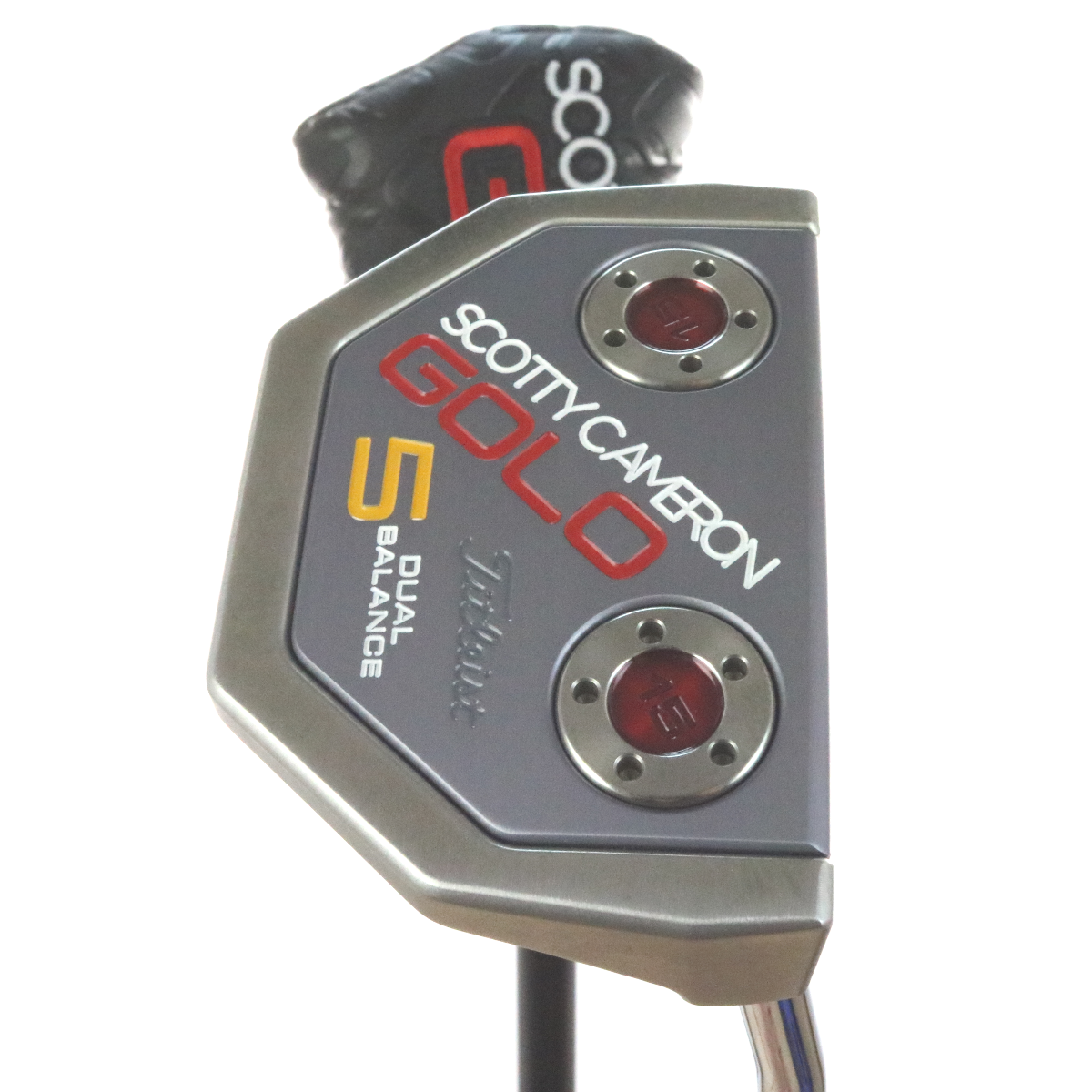 Titleist Scotty Cameron GoLo 5 Dual Balance Putter 38" Headcover 50523A ...