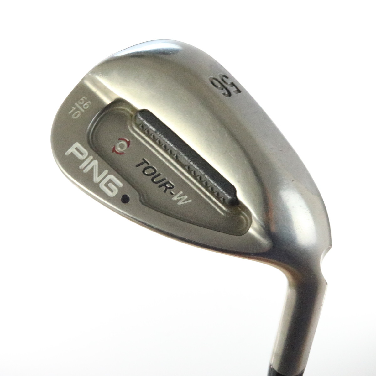 PING Tour-W Brushed Silver Wedge 56 Deg 56.10 Black Dot AWT Steel Stiff ...