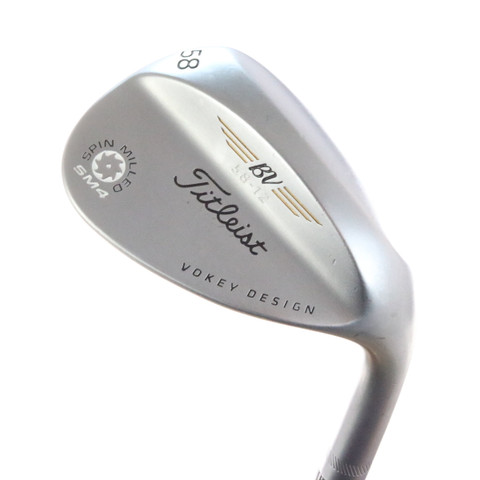 Titleist SM4 Spin Milled Tour Chrome Vokey Wedge 58 Deg 58.12 Graphite 50651G - Mr Topes Golf