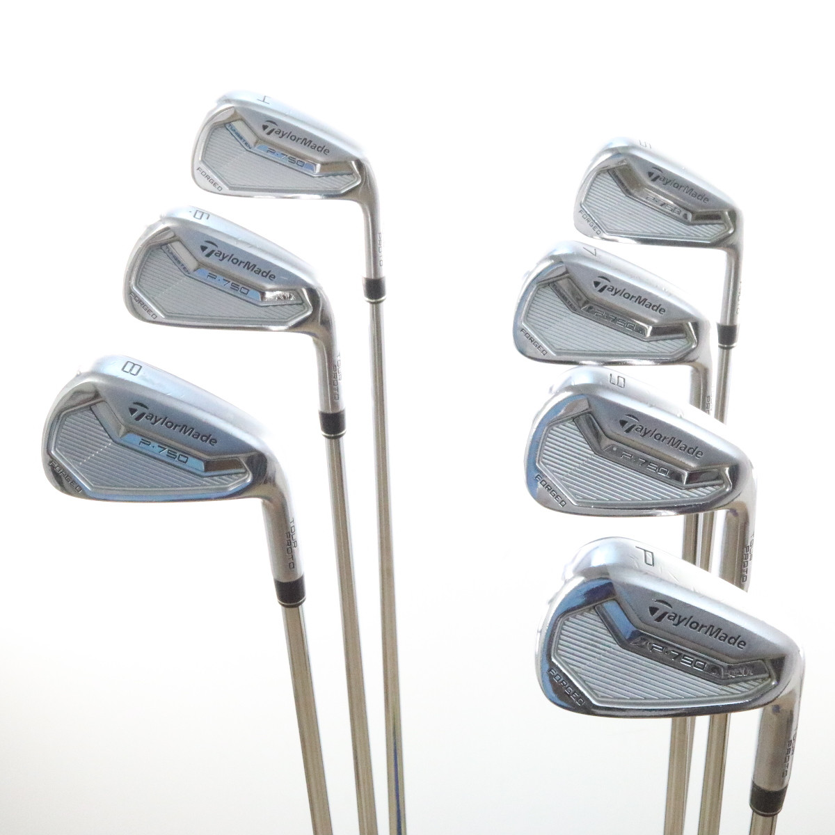 TaylorMade P750 Tour Proto Iron Set 4-P Project X 6.5 Stiff Flex 50861G ...