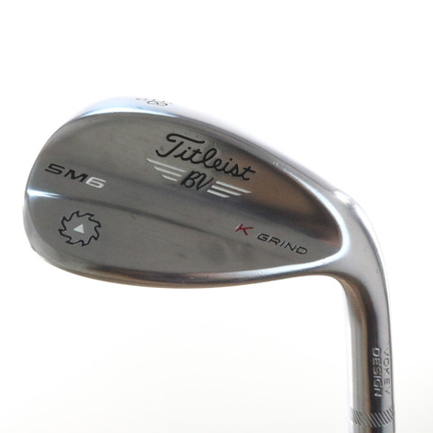 Titleist Vokey SM6 Tour Chrome Wedge 58 Degrees 58.12 Steel Shaft K Grind 51453A - Mr Topes Golf
