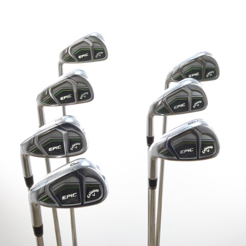 Callaway Epic CF 17 Iron Set 4-P Project X 5.5 Steel Regular Flex LH ...