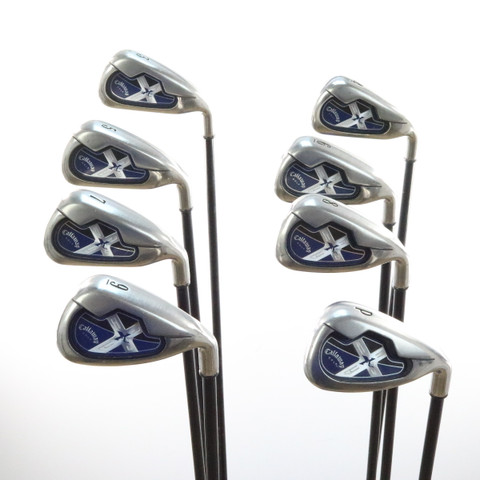 Callaway X-18 Iron Set 3-P Graphite System CW75 Regular Flex Right ...