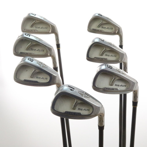 Top Flite Tour Iron Set Graphite Shaft Firm Stiff Flex Right-Handed ...