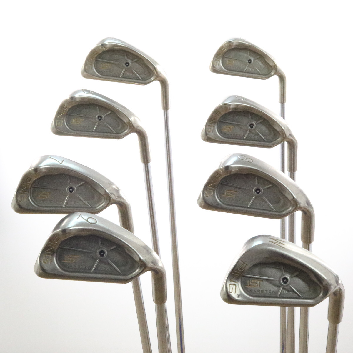 Ping ISI Nickel Iron Set 3-W Black Dot Rifle 6.5 Steel Stiff Flex ...