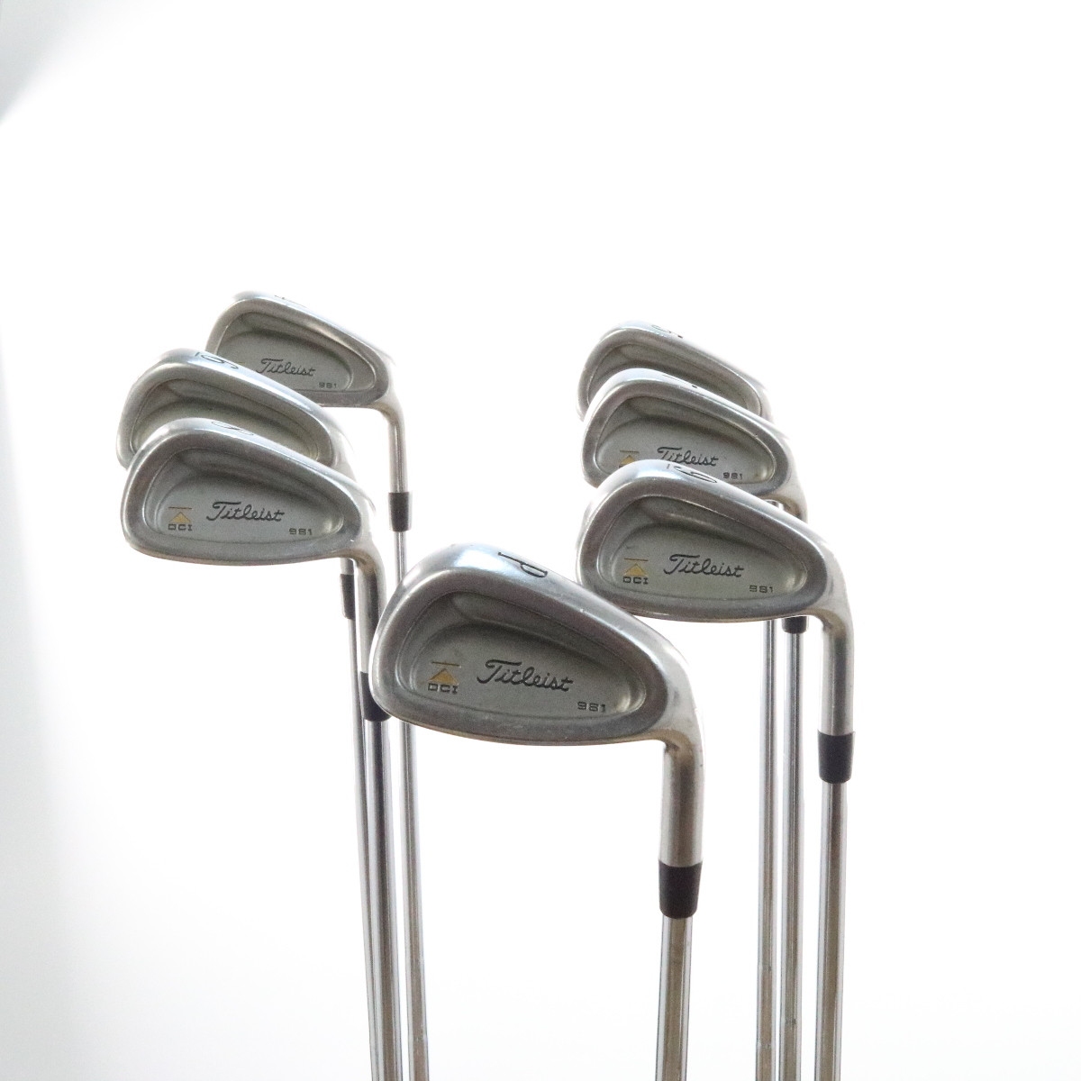 Titleist DCI 981 Iron Set 4-P Tri Spec Steel Shaft Stiff Flex Right ...