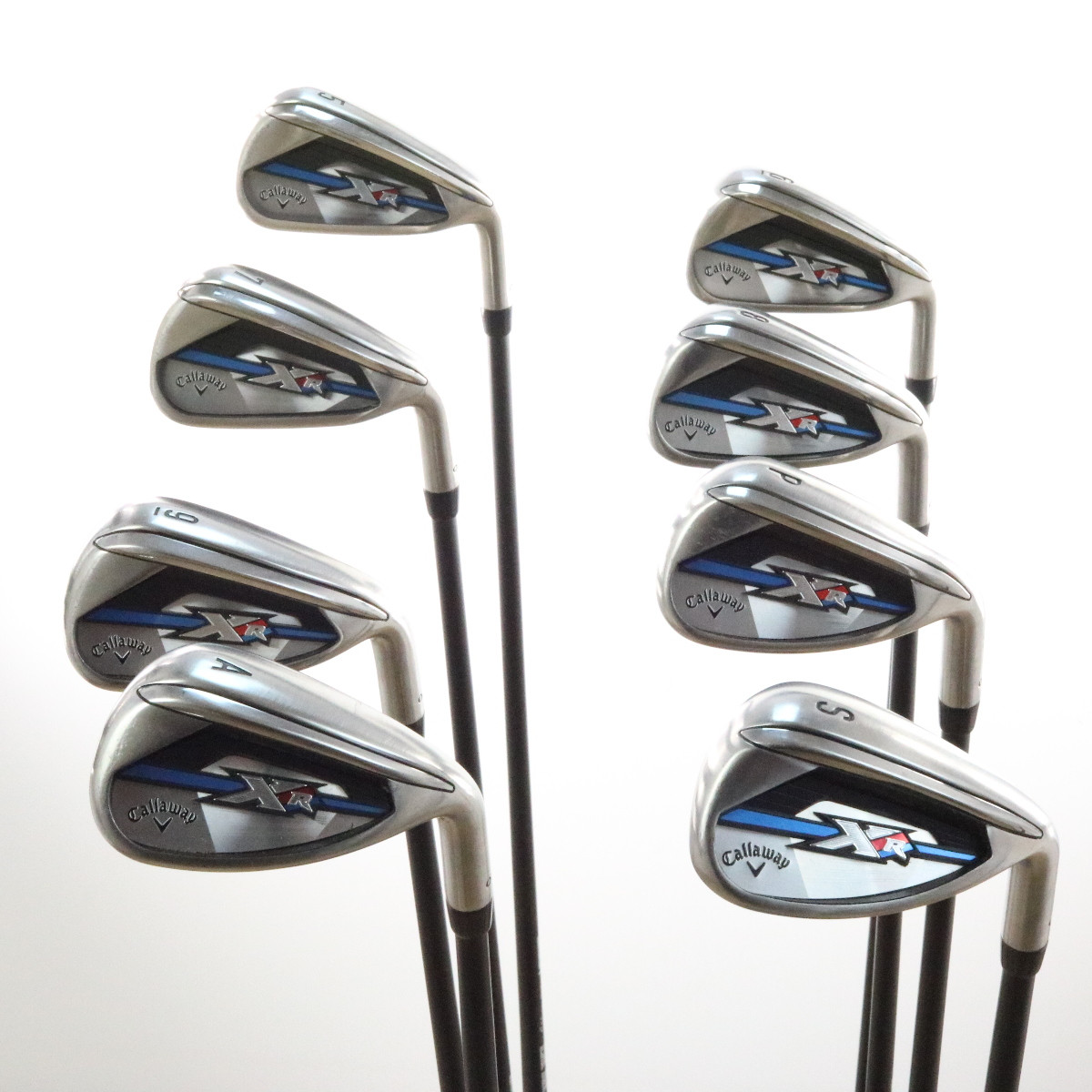 Callaway XR OS 5-P,A,S Iron Set Fubuki Graphite Shaft Regular Flex ...