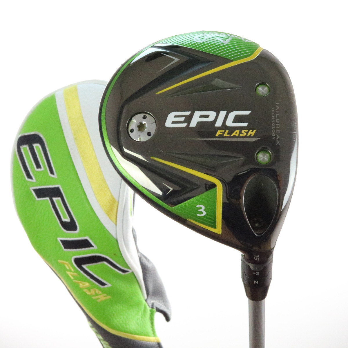 2019 Callaway EPIC Flash 3 Wood 15 Deg Even Flow Graphite Regular Flex ...