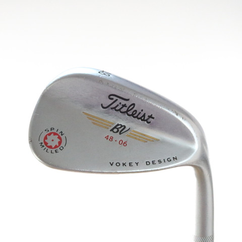 Titleist Spin Milled Tour Chrome Vokey Wedge 48 Degrees 48.06 Steel Shaft 53491D - Mr Topes Golf