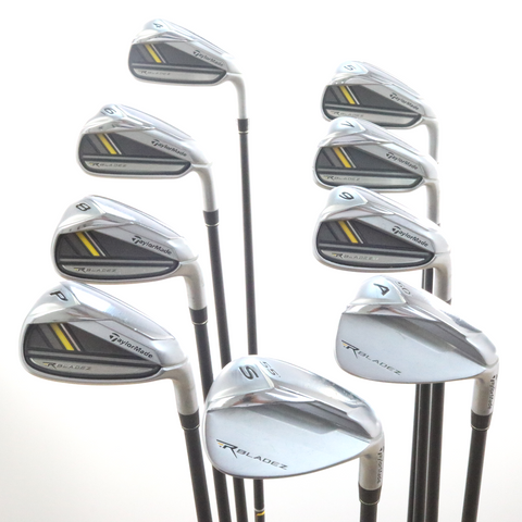 TaylorMade RBladez Iron Set 4-P,A,S Graphite Stiff Flex Right-Handed ...