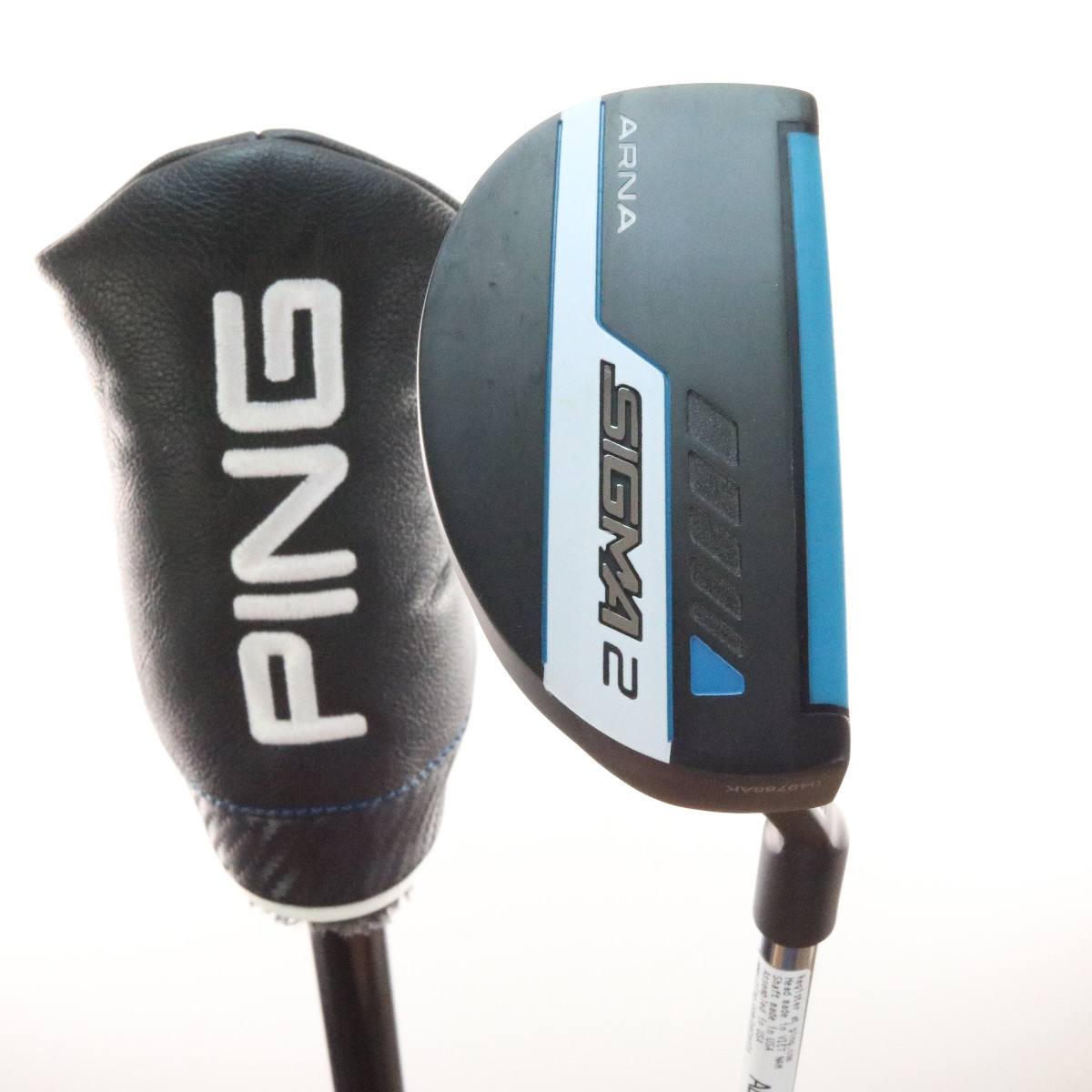 2019 PING Sigma 2 Arna Stealth Adjustable Putter Black Dot Headcover ...